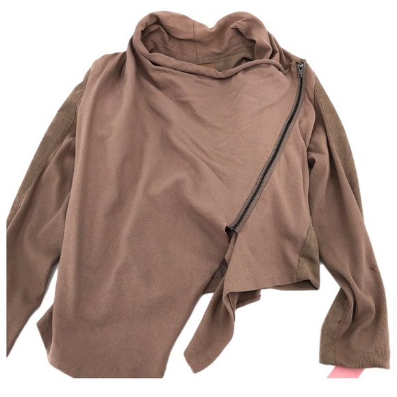 Unknown | Jackets & Coats | Blank Nyc Tan Asymmetrical Jacket Perfect ...